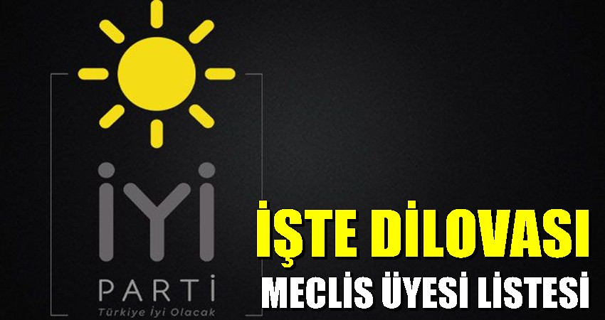 İYİ Parti Dilovası Belediye Meclis Üyeleri belli oldu İYİ Parti Dilovası Belediye Meclis Üyeleri belli oldu